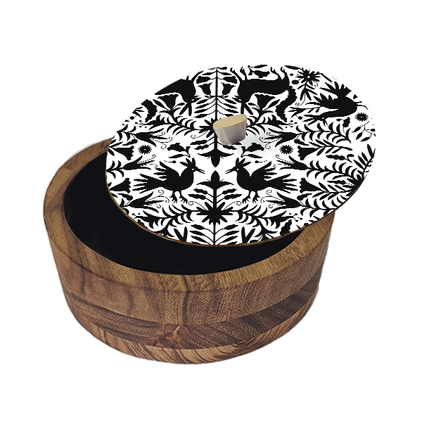 Tortillero Parota – Otomi Negro – Mil Diseños